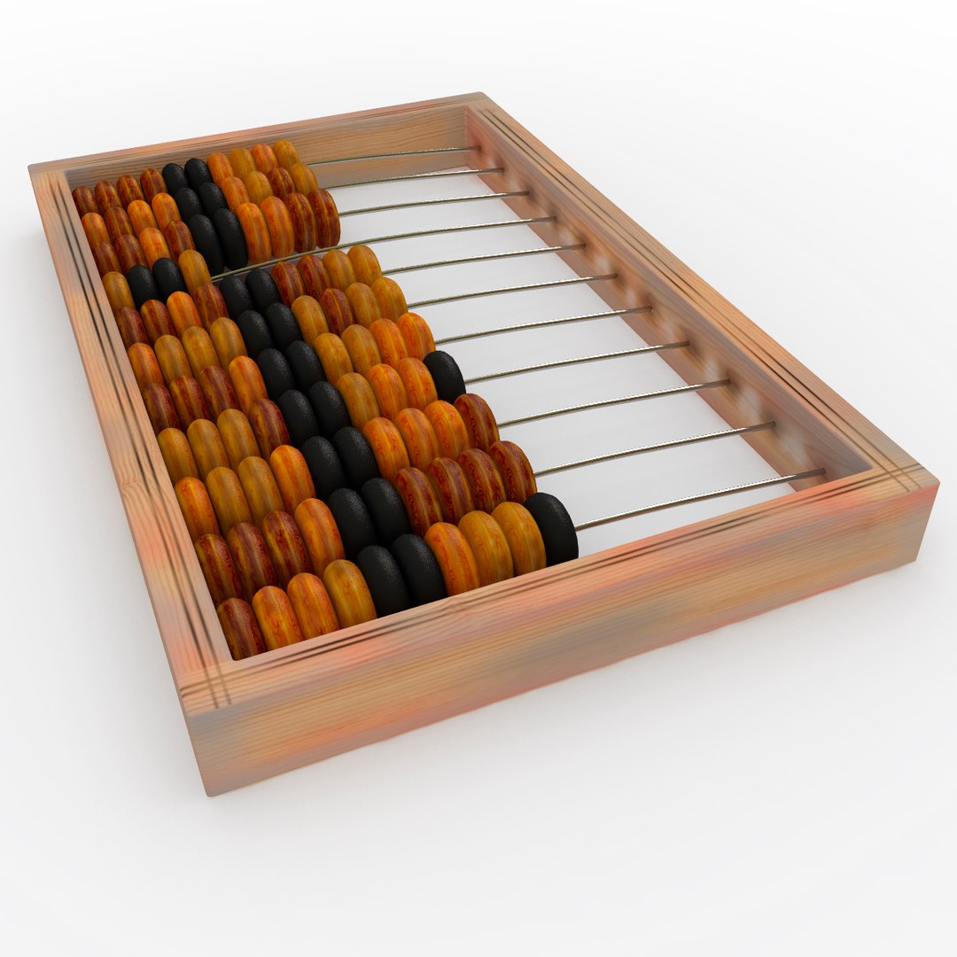 3d Model Abacus Modelled