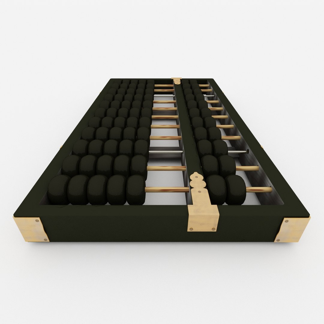 3d Model Abacus Modelled