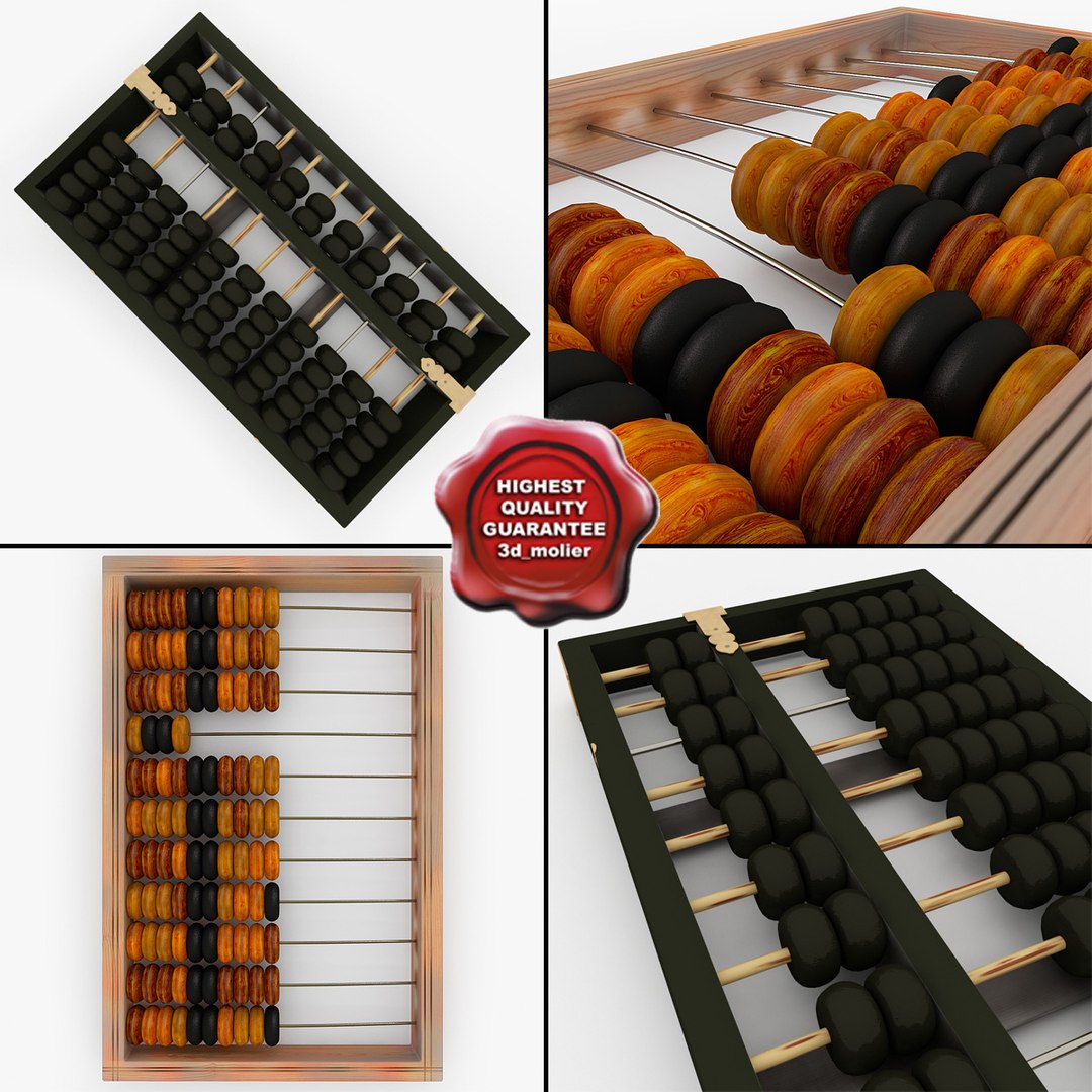 3d Model Abacus Modelled