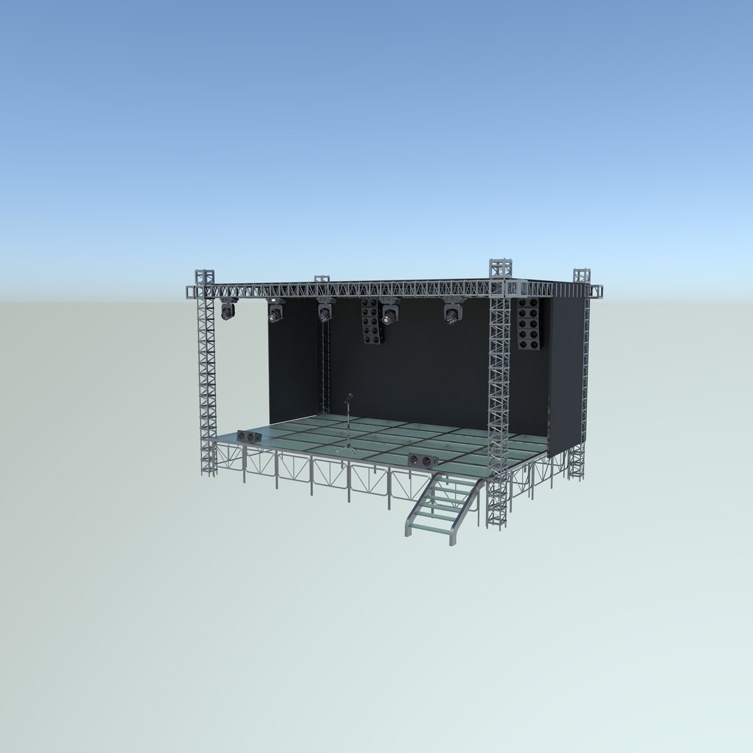 Stage 3D Model 3D - TurboSquid 2333197