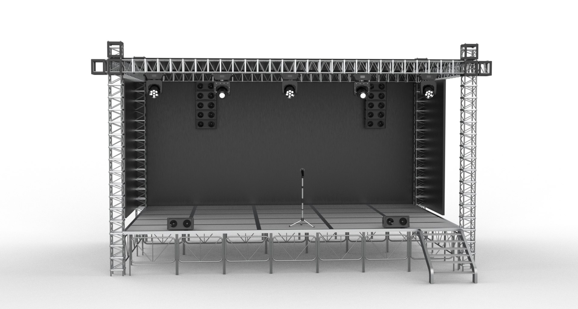 Stage 3D Model 3D - TurboSquid 2333197