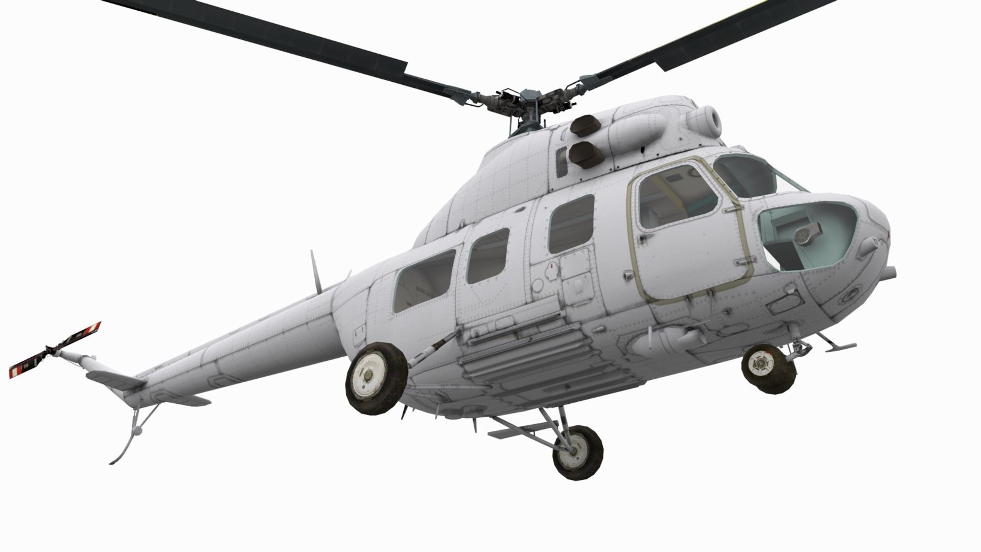 Mil Mi-2 3d Obj
