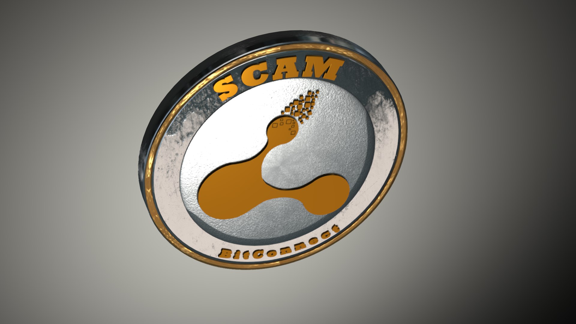 Bitconnect Scam Coin 3D Model - TurboSquid 1251055
