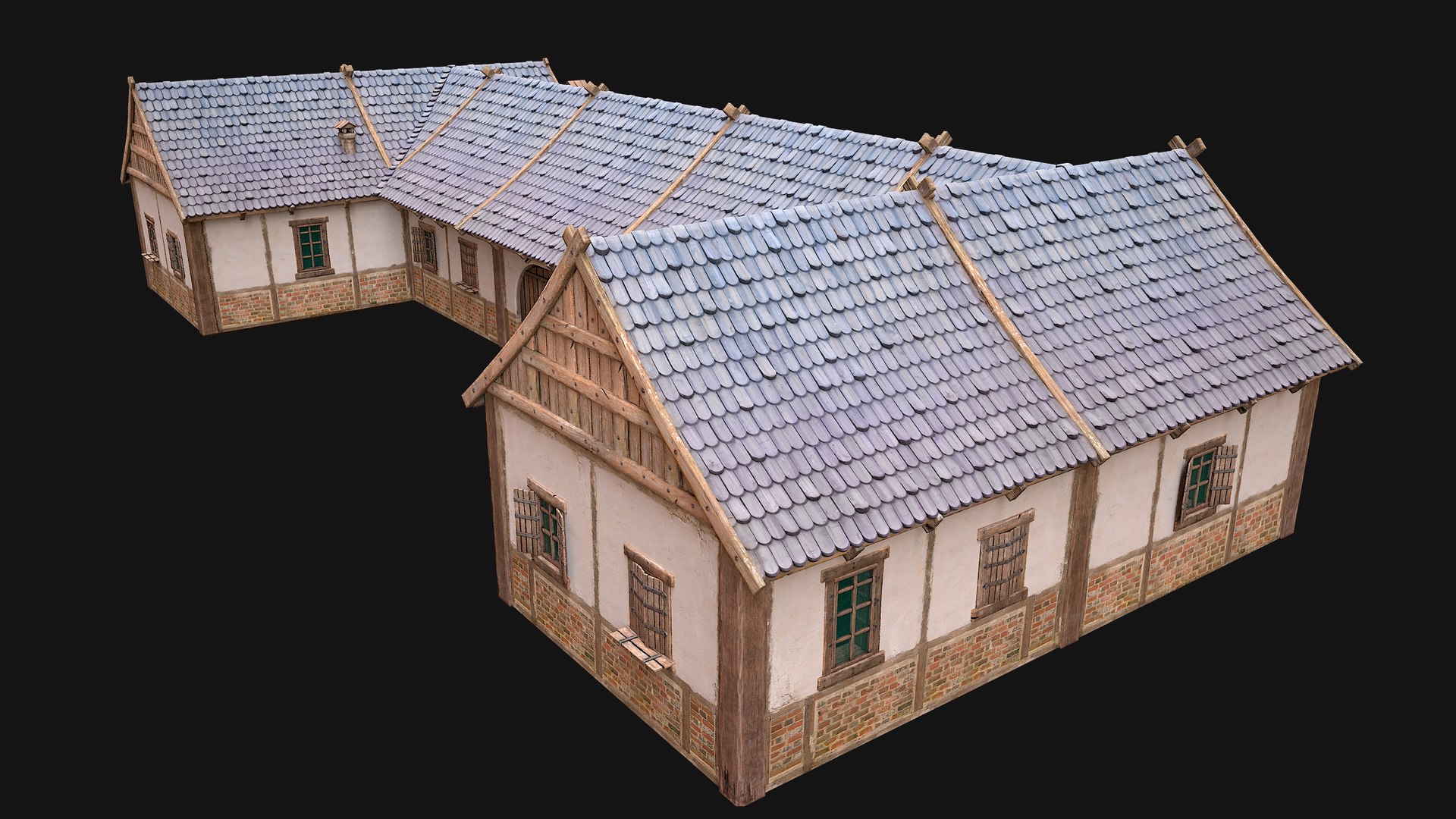 Medieval House 3 Residence 3D Model - TurboSquid 2164409