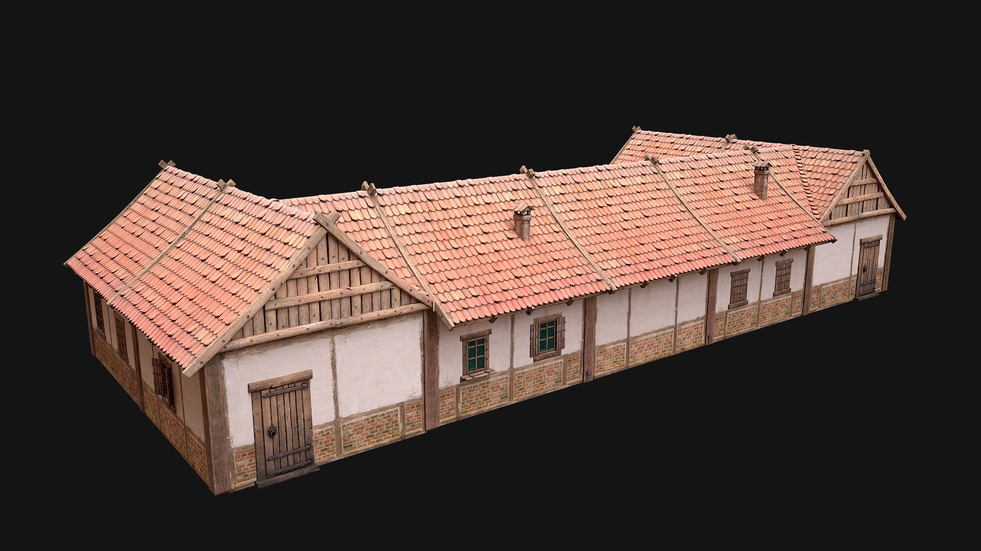 Medieval House 3 Residence 3D Model - TurboSquid 2164409