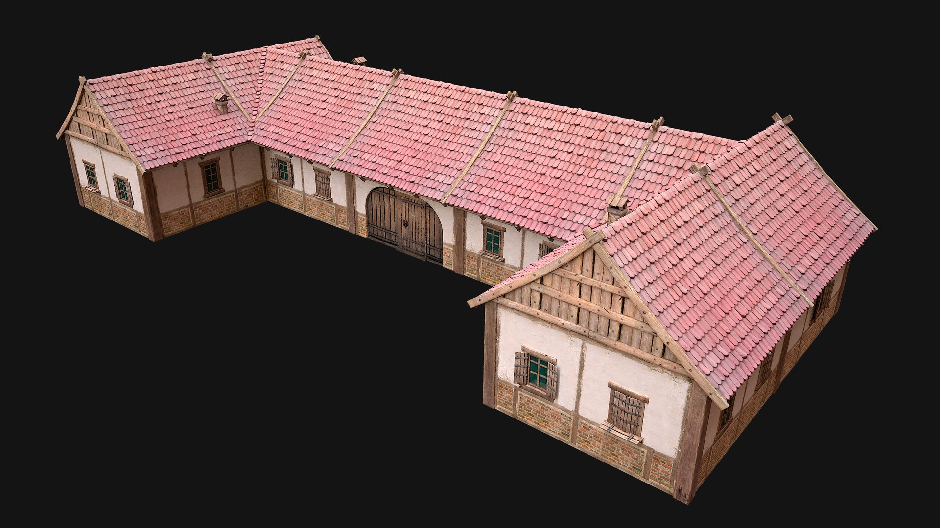 Medieval House 3 Residence 3D Model - TurboSquid 2164409