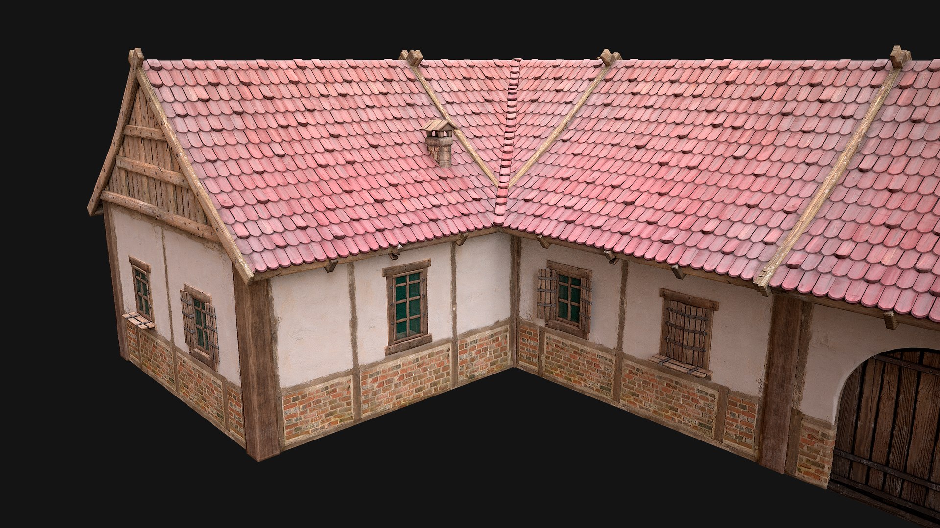 Medieval House 3 Residence 3D Model - TurboSquid 2164409