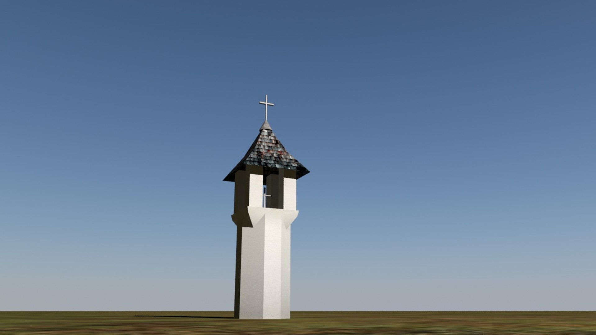 Low-poly Christian Memorial Dxf Free