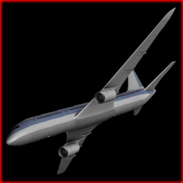 boeing 767 3d model