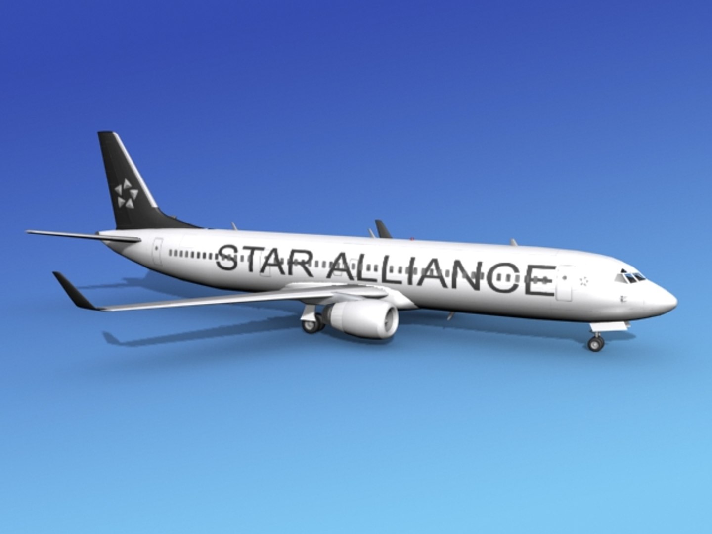 3dsmax 737-900er 737 Airplane 737-900