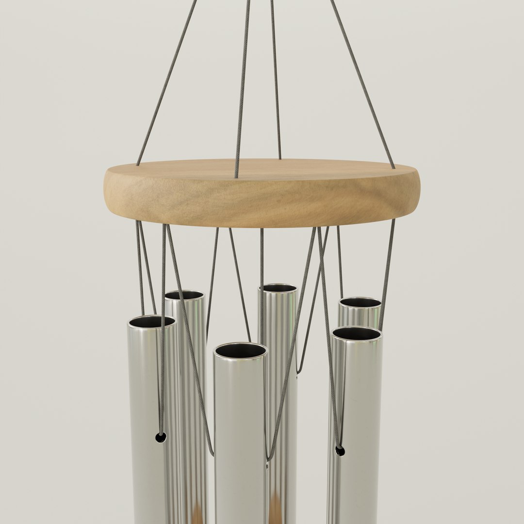 Metal Wind Chime 3D Model - TurboSquid 1976240