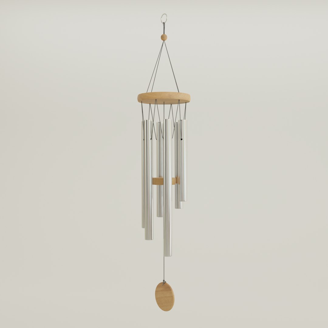 Metal Wind Chime 3D Model - TurboSquid 1976240