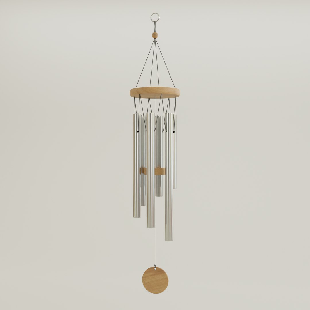 Metal Wind Chime 3D Model - TurboSquid 1976240