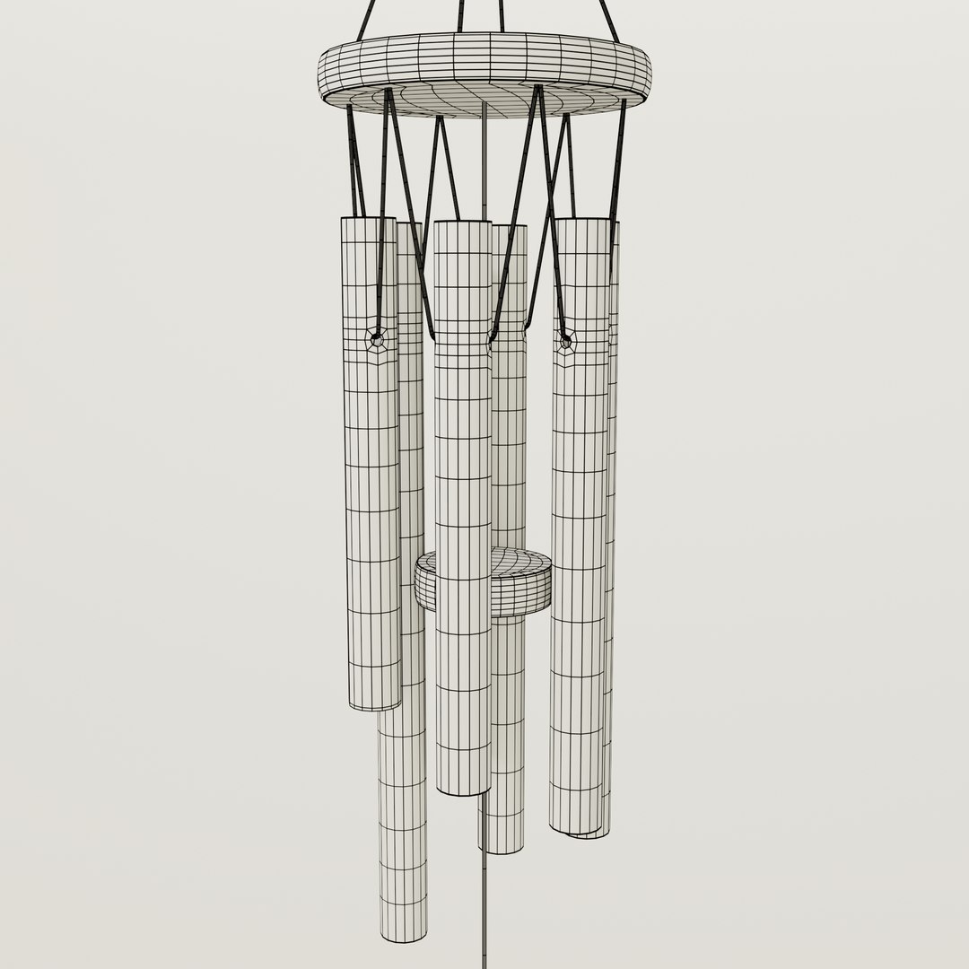 Metal Wind Chime 3D Model - TurboSquid 1976240