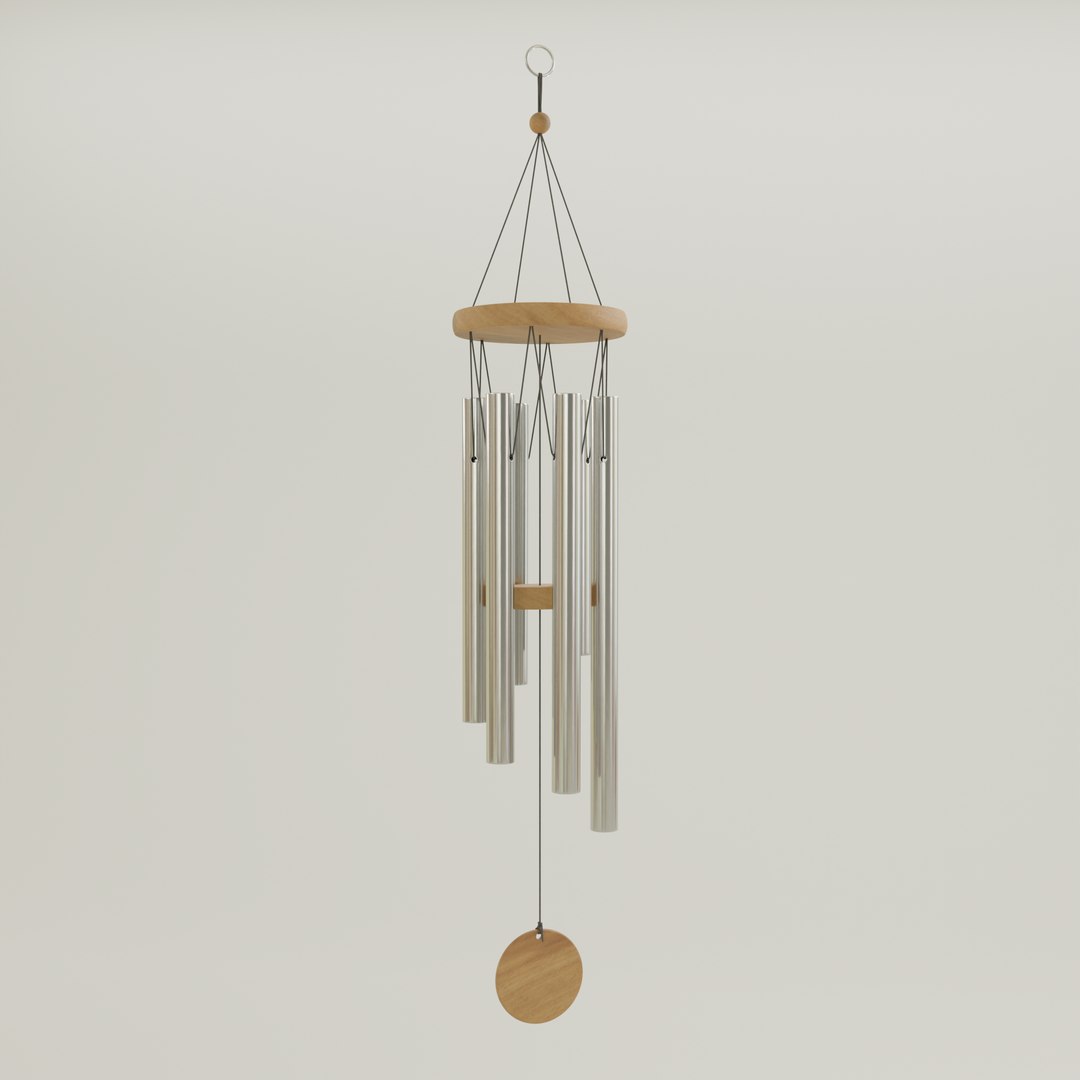 Metal Wind Chime 3D Model - TurboSquid 1976240