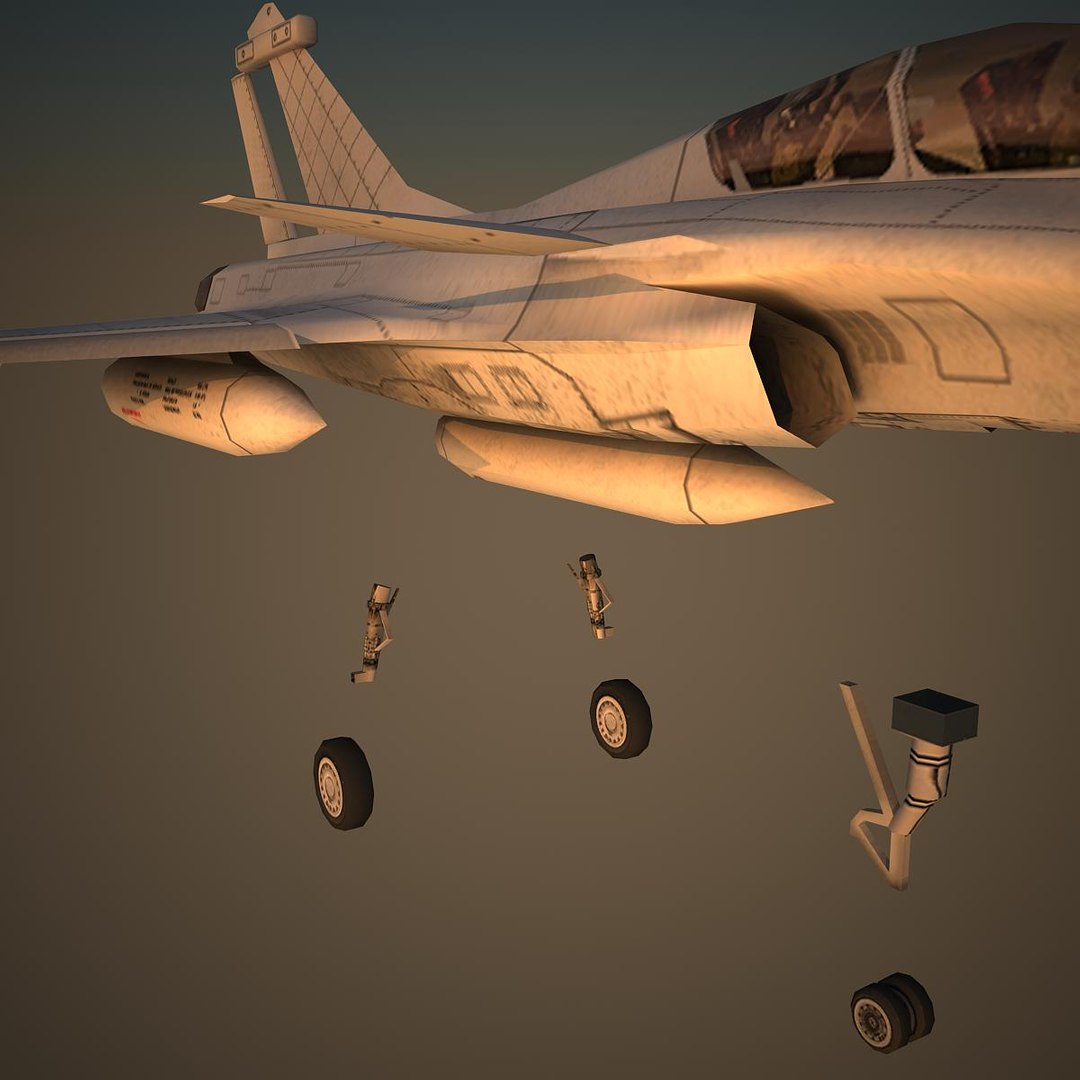 3d Dassault Rafale Basic Fighter Aircraft