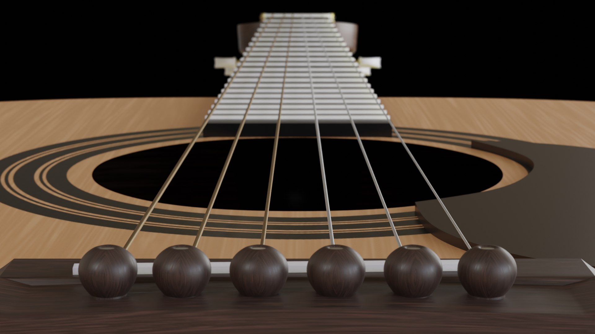 Acoustic Guitar Model Model - TurboSquid 1727604