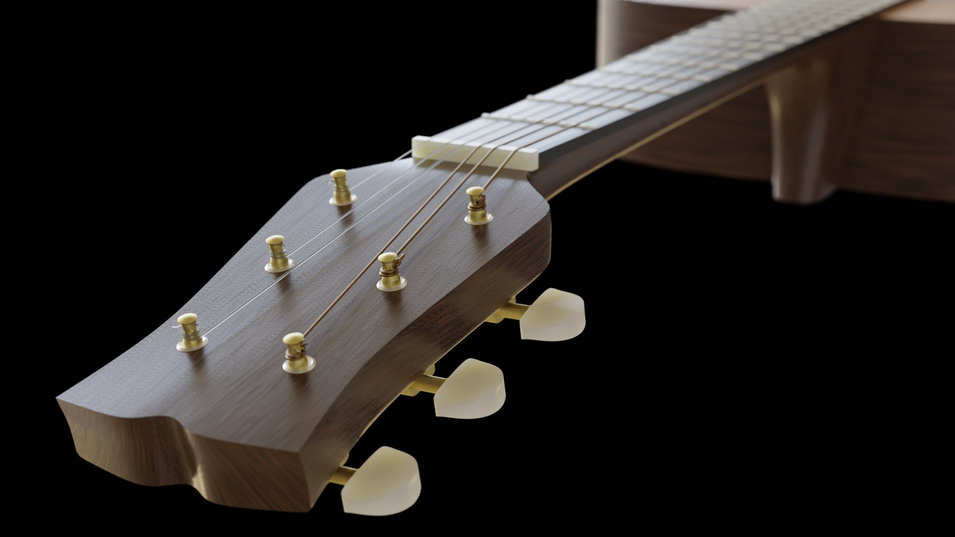 Acoustic Guitar Model Model - TurboSquid 1727604