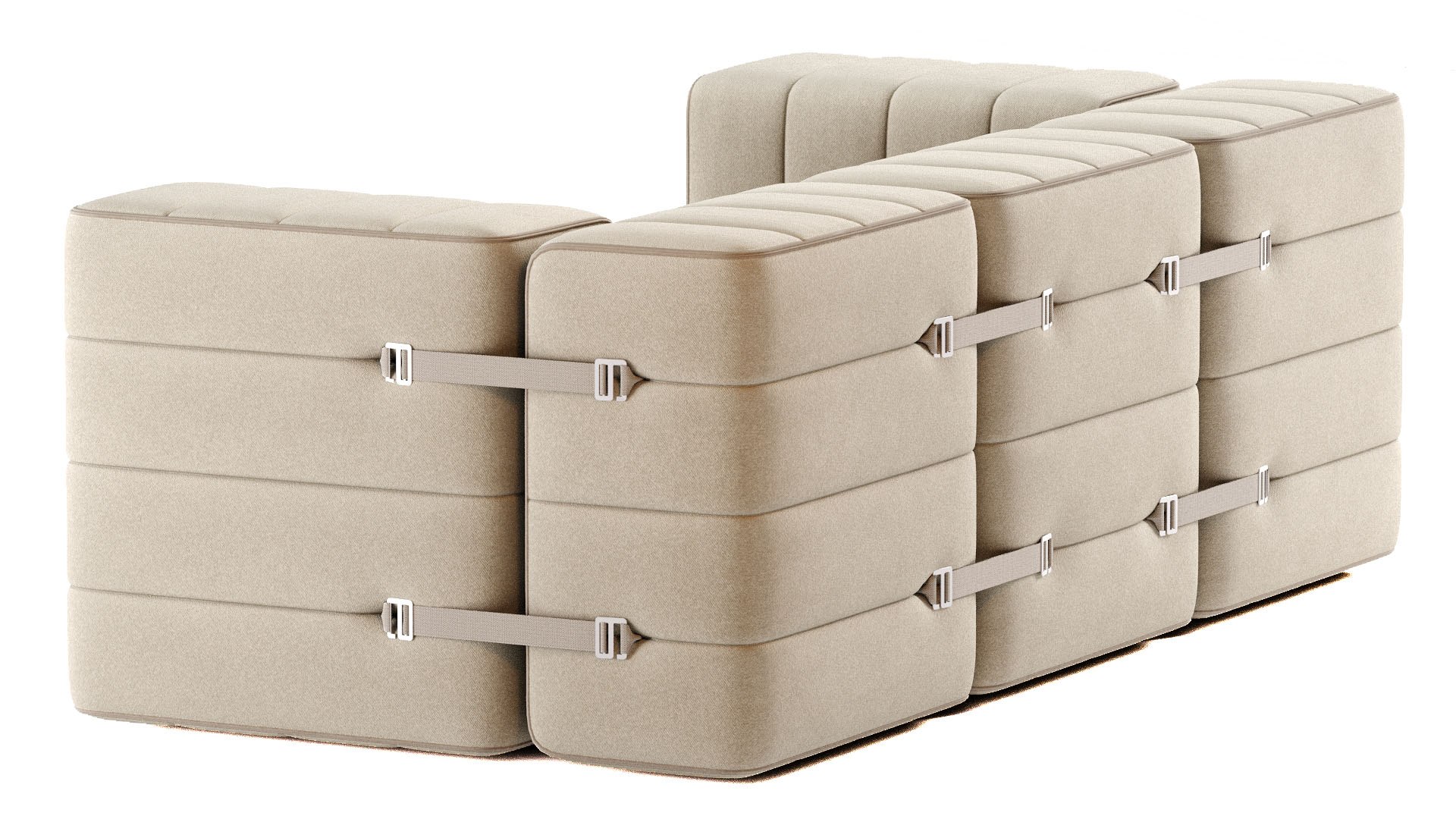 Curt Modular Sofa 3D model - TurboSquid 2070883