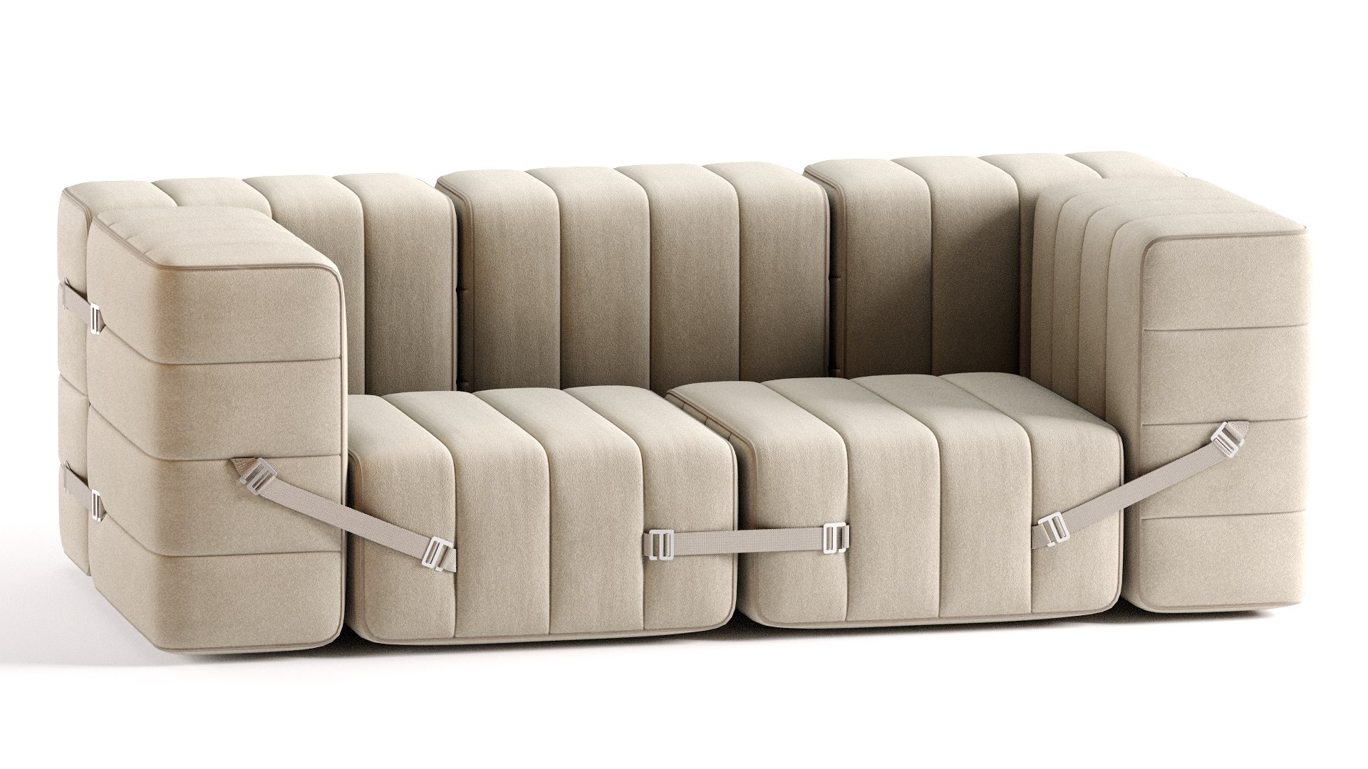Curt Modular Sofa 3D model - TurboSquid 2070883