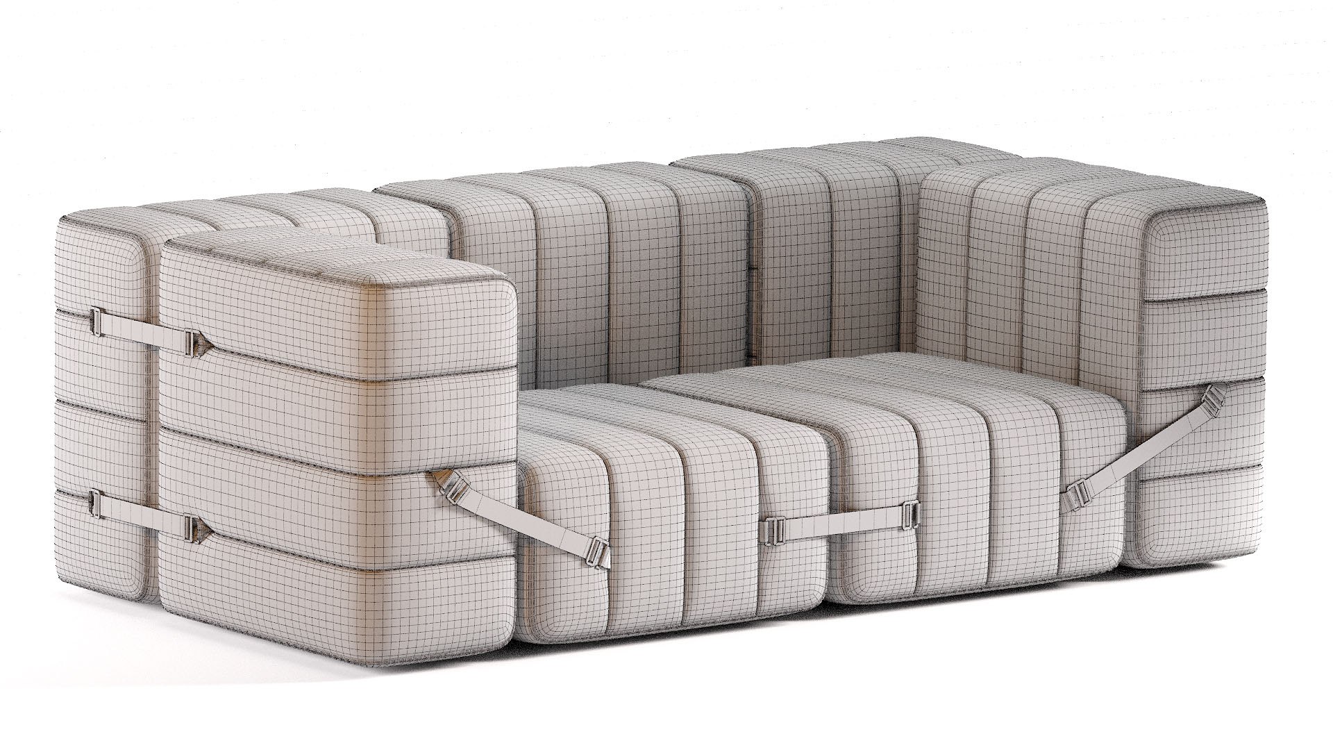 Curt Modular Sofa 3D model - TurboSquid 2070883