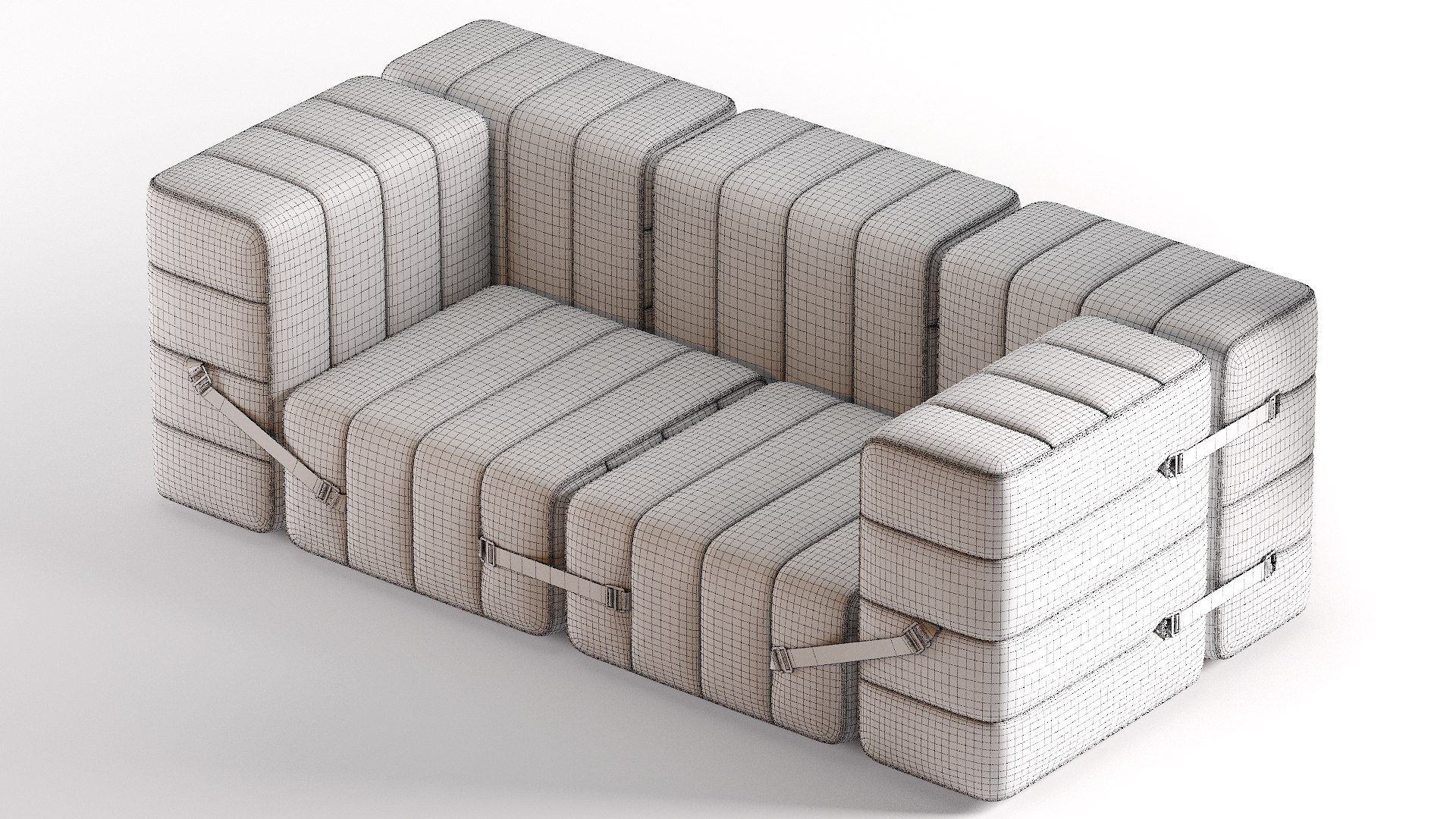 Curt Modular Sofa 3D model - TurboSquid 2070883