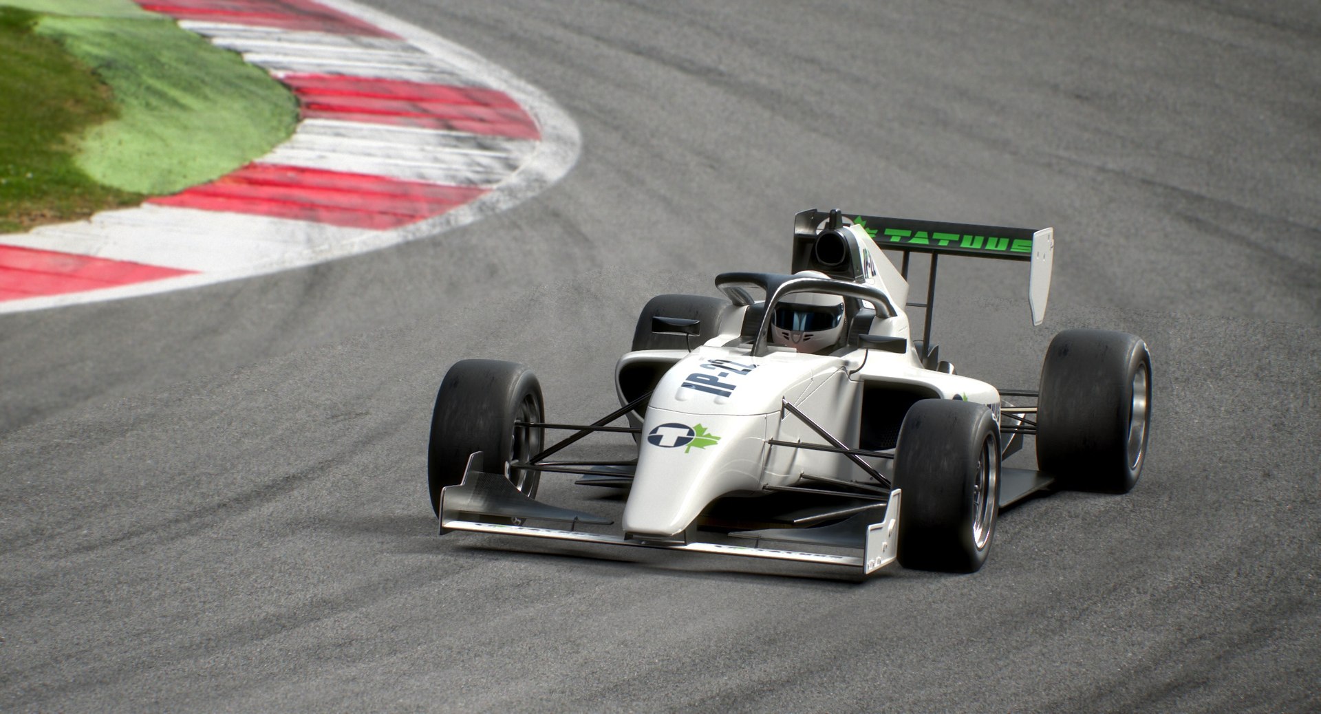 Tatuus IP-22 Season 2022 Race Car White Mockup 3D model - TurboSquid ...