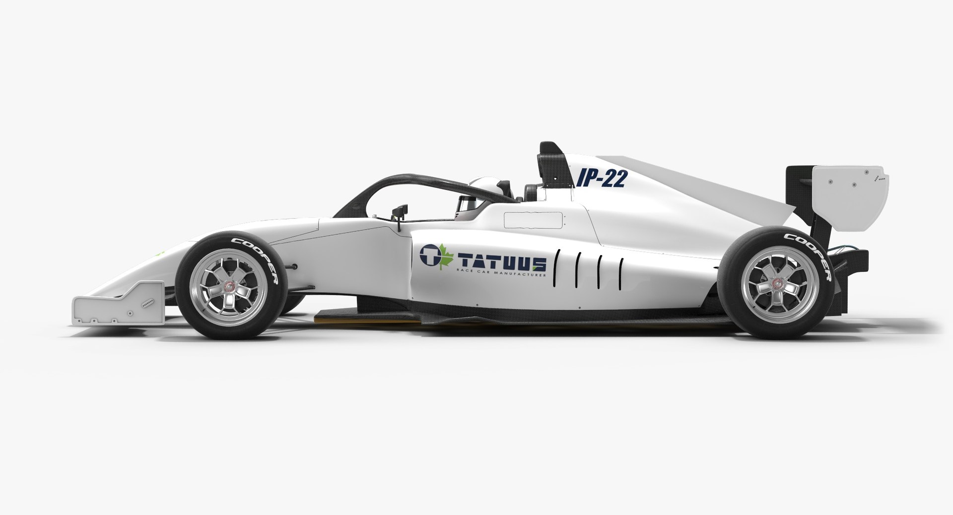 Tatuus IP-22 Season 2022 Race Car White Mockup 3D model - TurboSquid ...