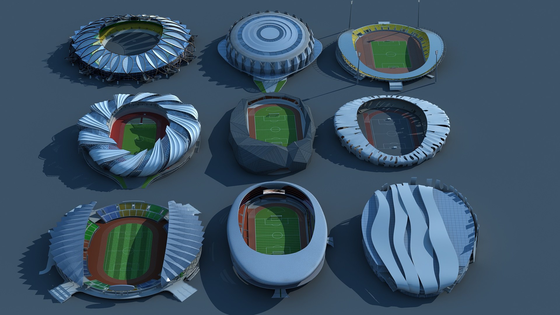 Stadium Model - TurboSquid 2113475