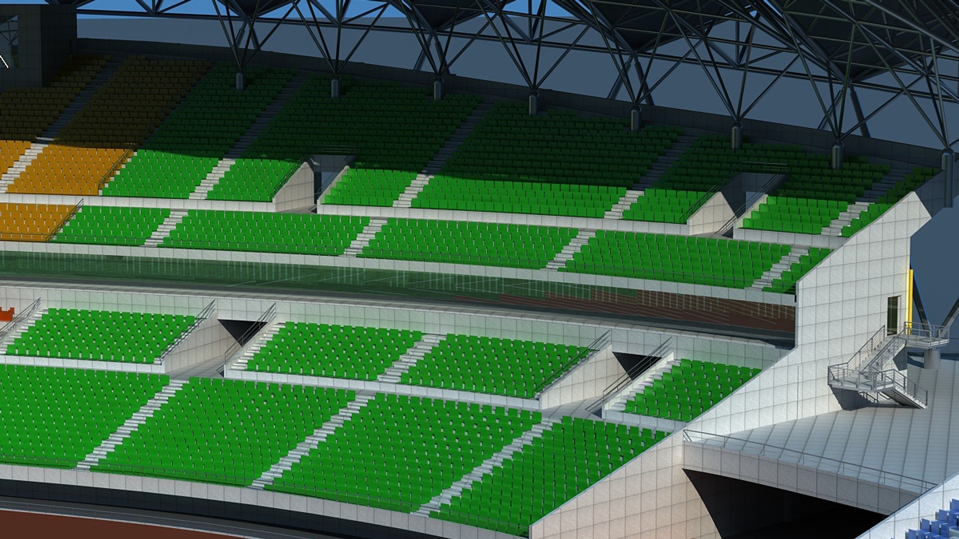 Stadium Model - TurboSquid 2113475