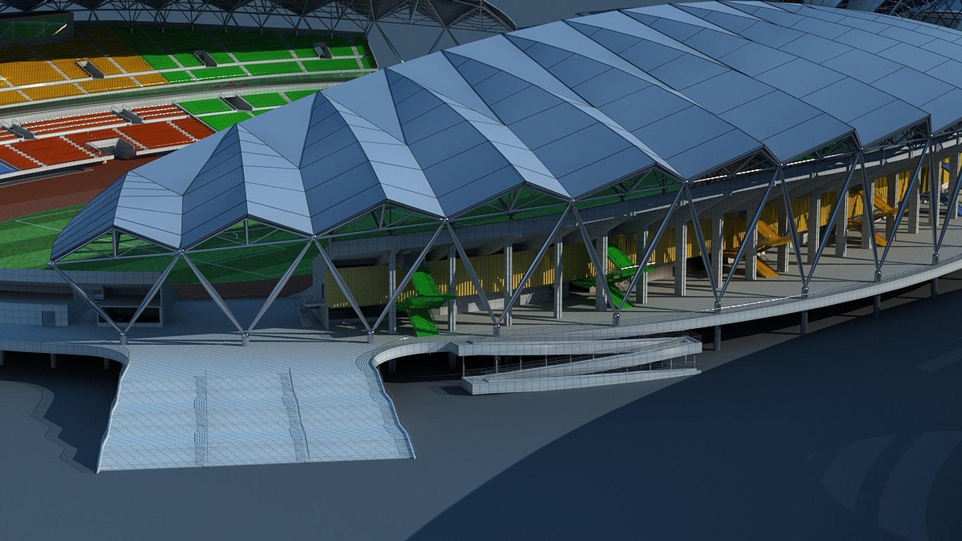 Stadium Model - TurboSquid 2113475
