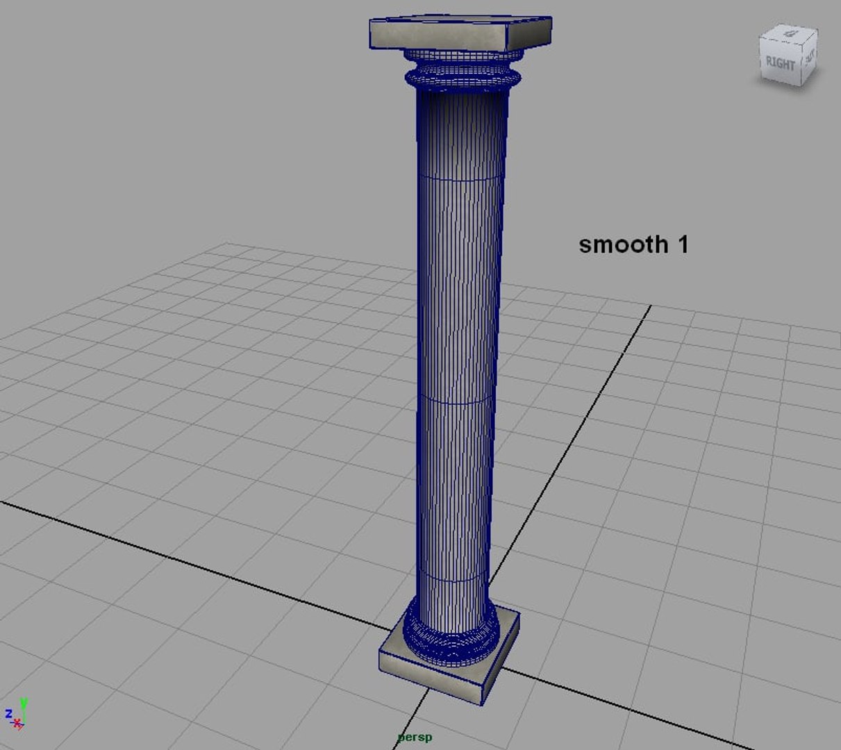 Free Roman Doric Column 3d Model