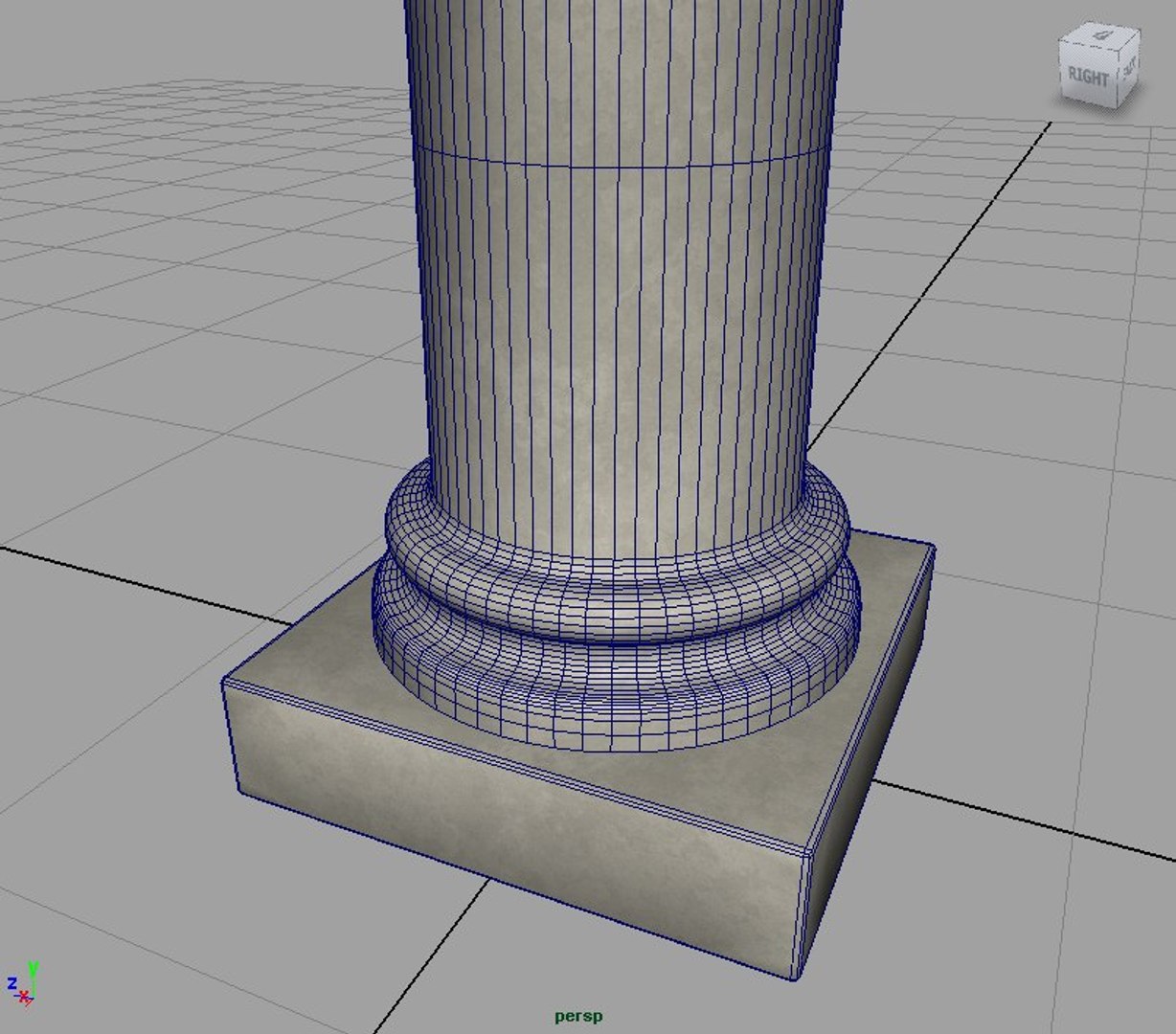 Free Roman Doric Column 3d Model