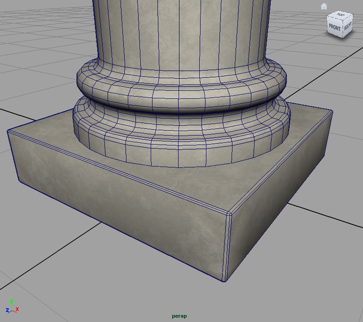 Free Roman Doric Column 3d Model
