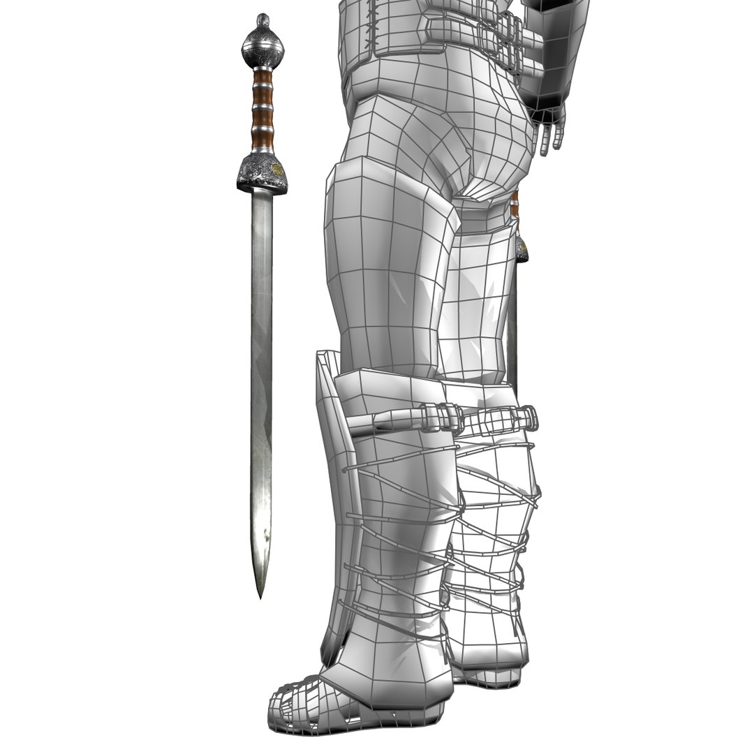 3d Roman Gladiator Armor Tattered
