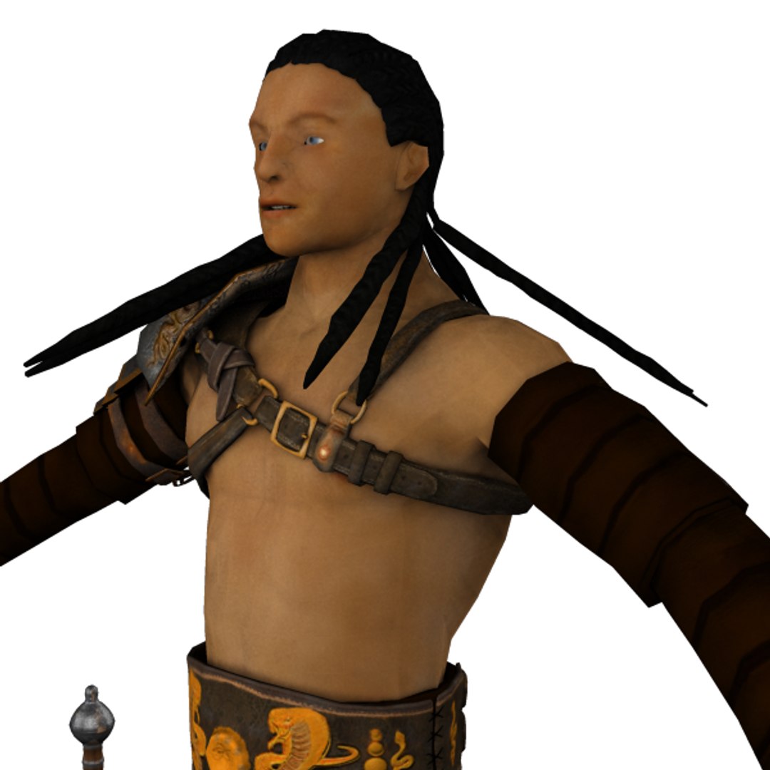 3d Roman Gladiator Armor Tattered