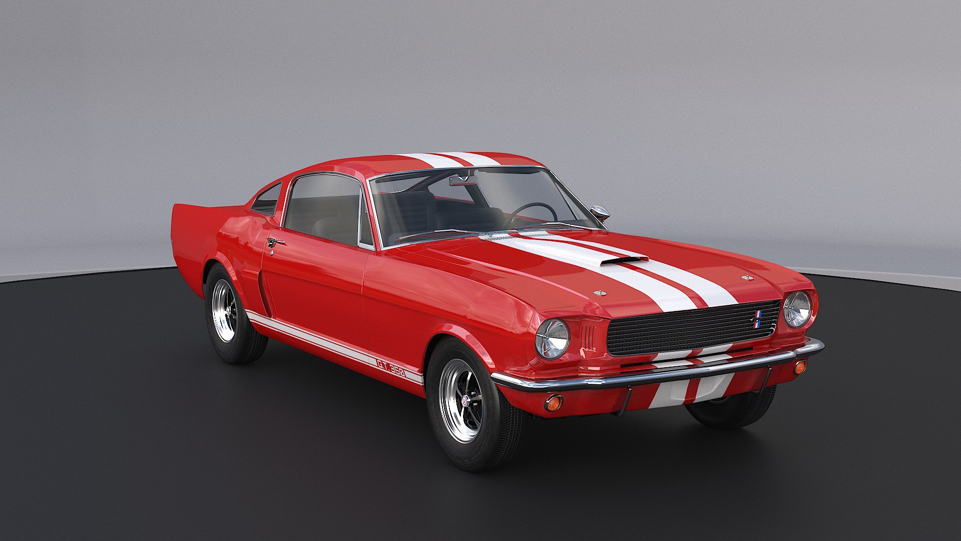 3D Shelby Mustang GT350 1966 - TurboSquid 2085184