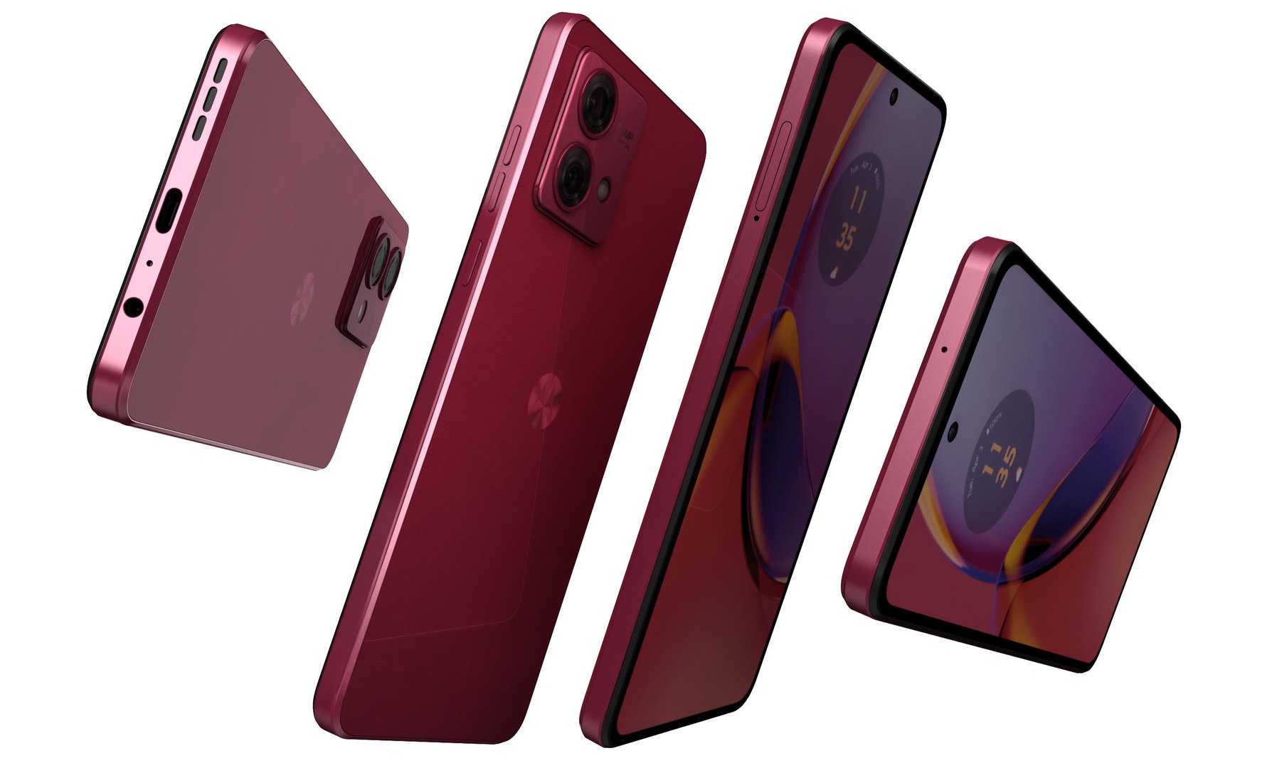 Motorola Moto G84 Red 3D Model - TurboSquid 2123467