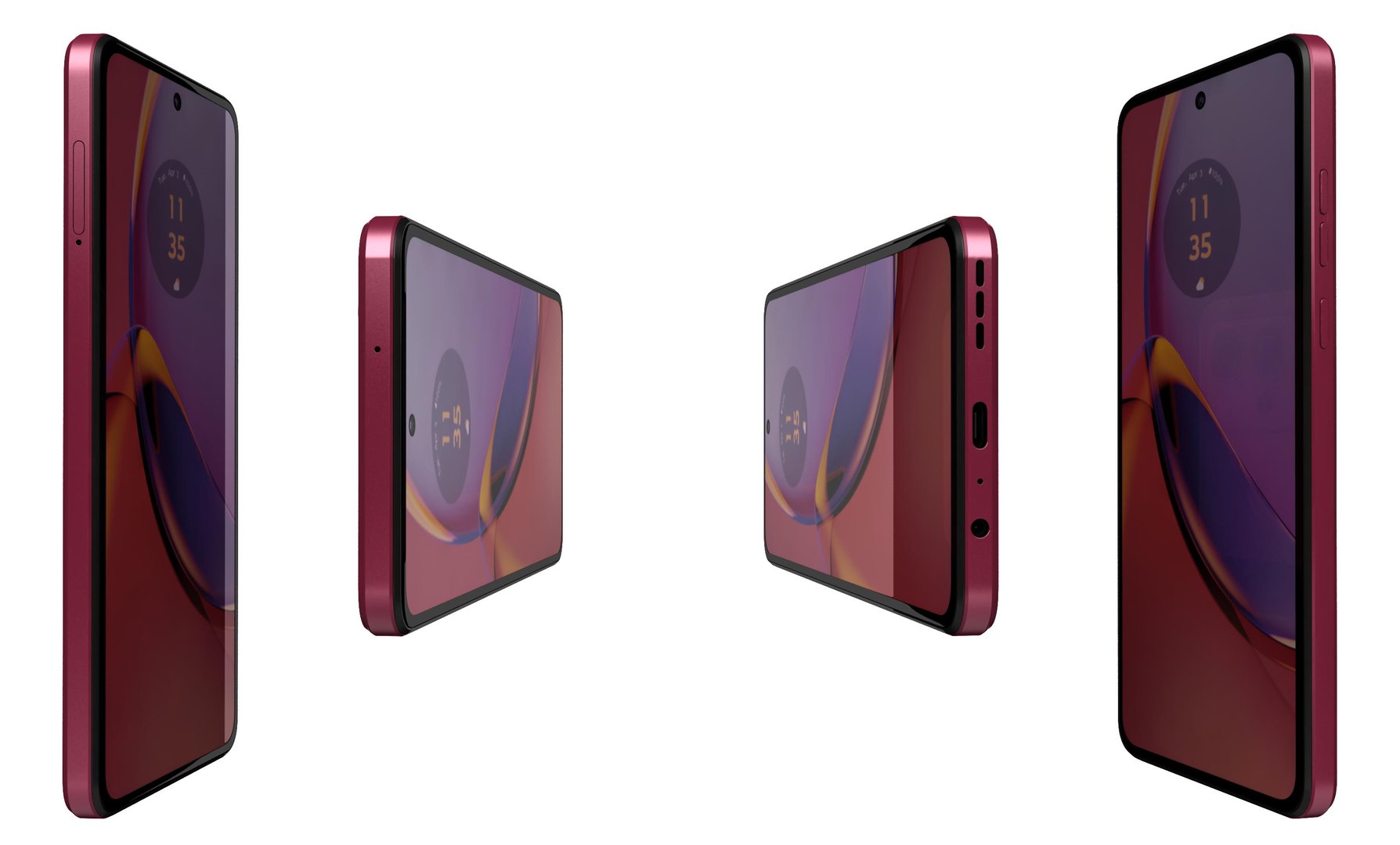 Motorola Moto G84 Red 3D Model - TurboSquid 2123467