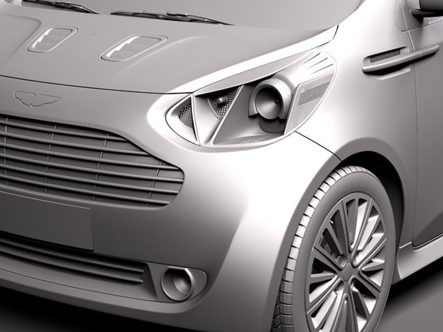 Aston Martin Cygnet 2012 3d Obj