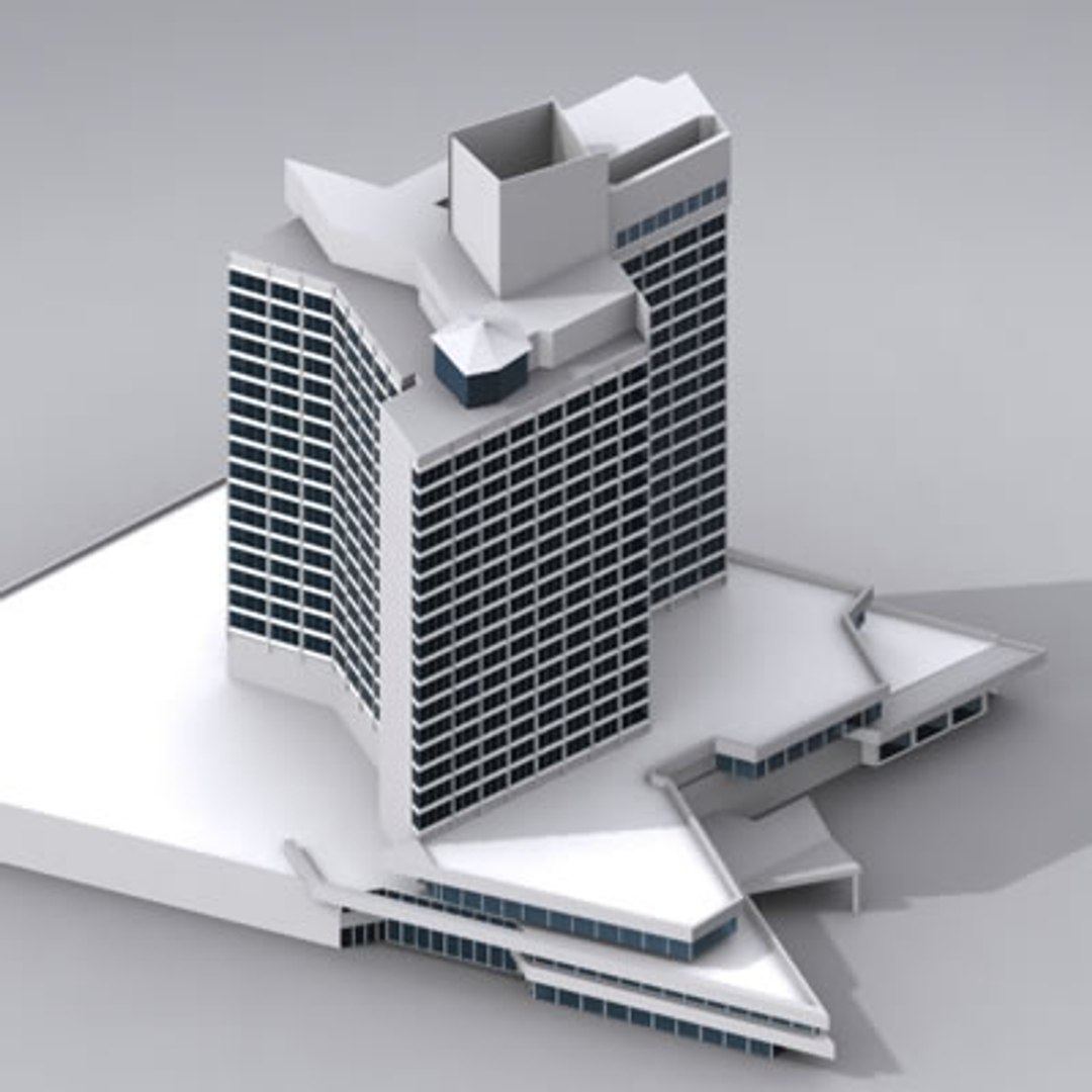 Hotel 02 Example 3d Model