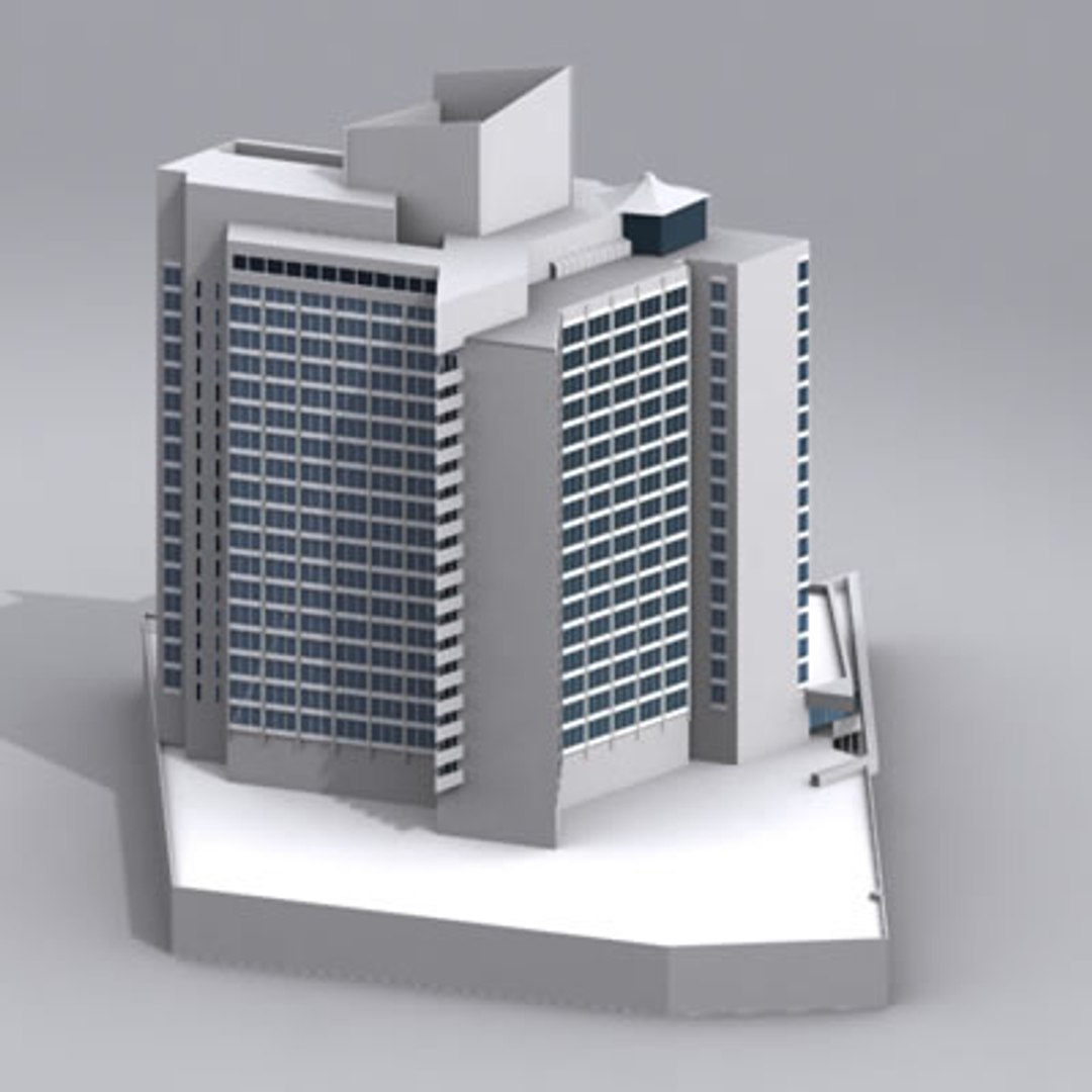 Hotel 02 Example 3d Model