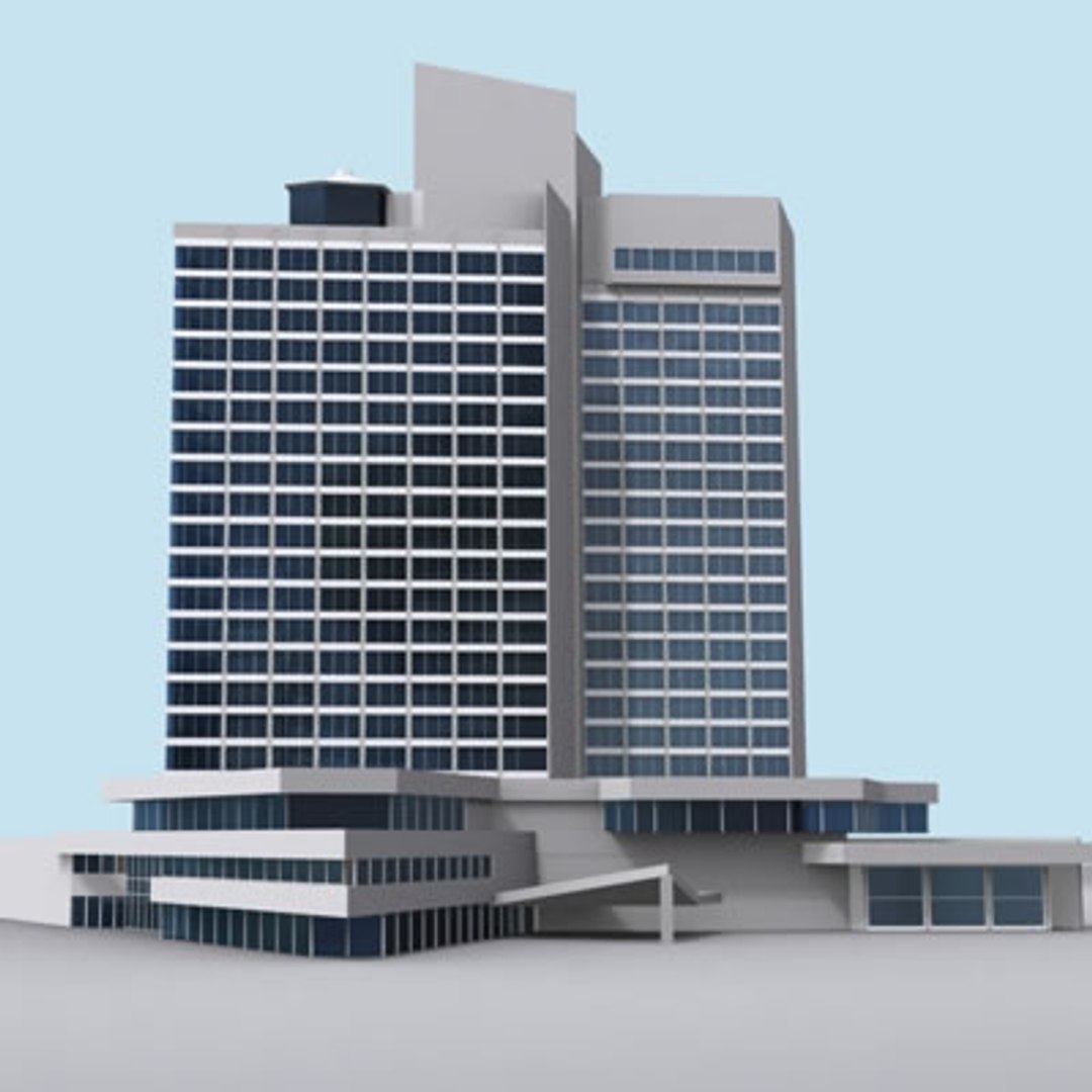 Hotel 02 Example 3d Model