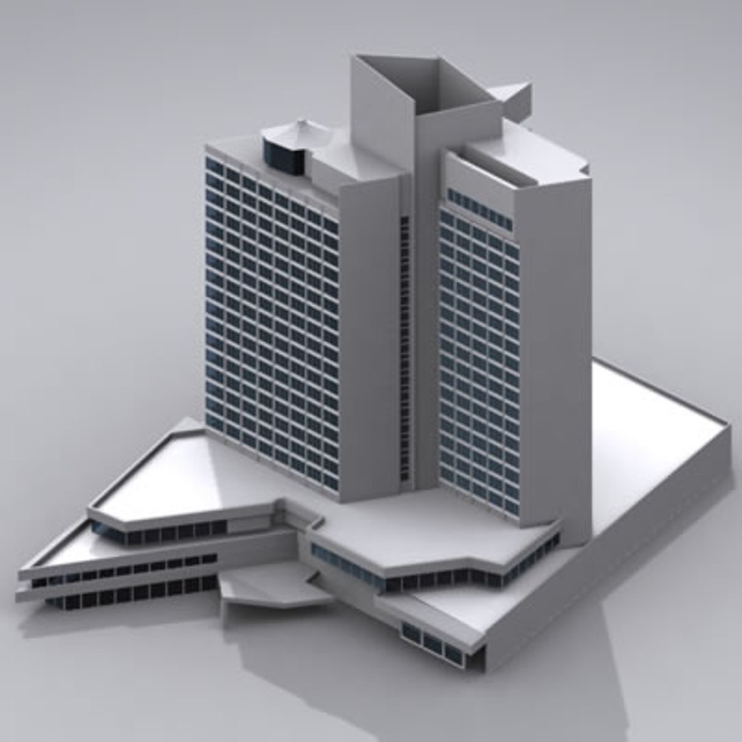 Hotel 02 Example 3d Model