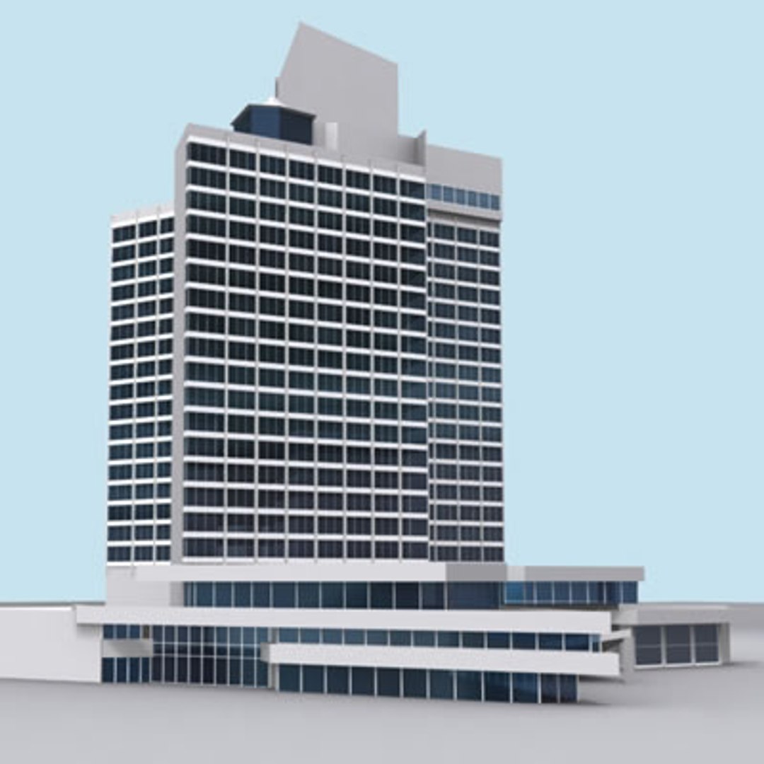 Hotel 02 Example 3d Model