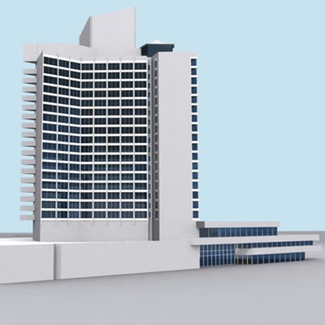 Hotel 02 Example 3d Model