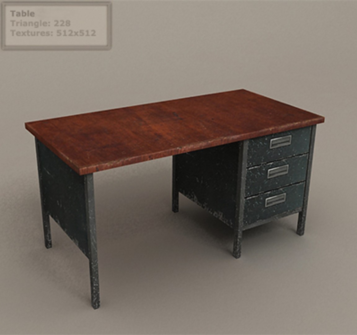 3d Model Table Environment