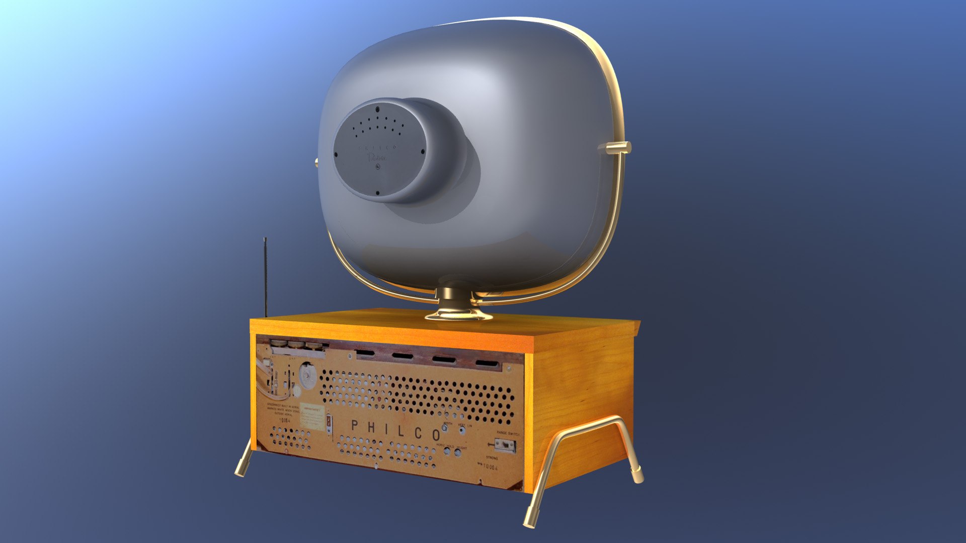 3D Philco Predicta Holiday - TurboSquid 1195046