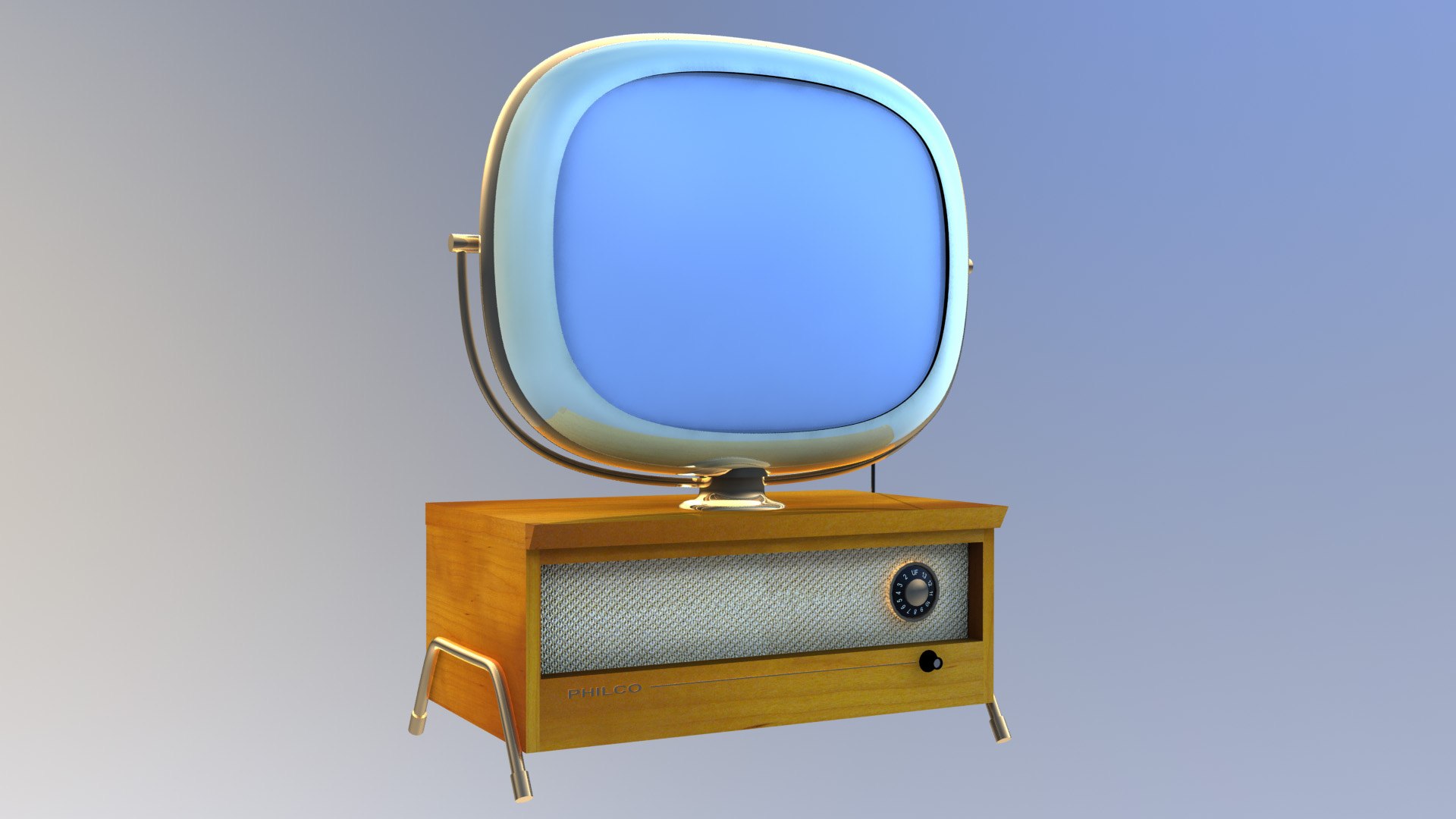 3D Philco Predicta Holiday - TurboSquid 1195046