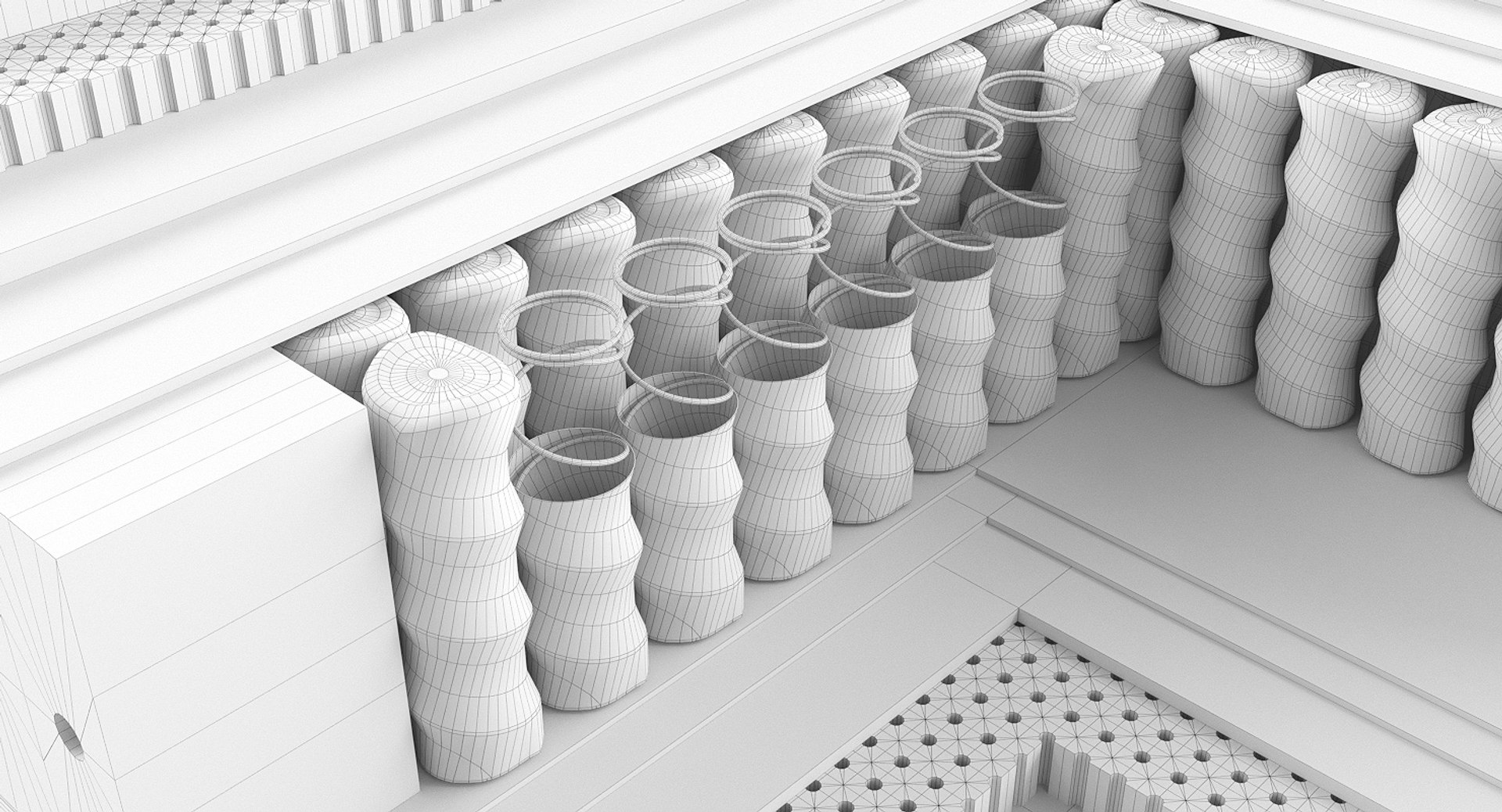 3D Mattress Spring - TurboSquid 1150074